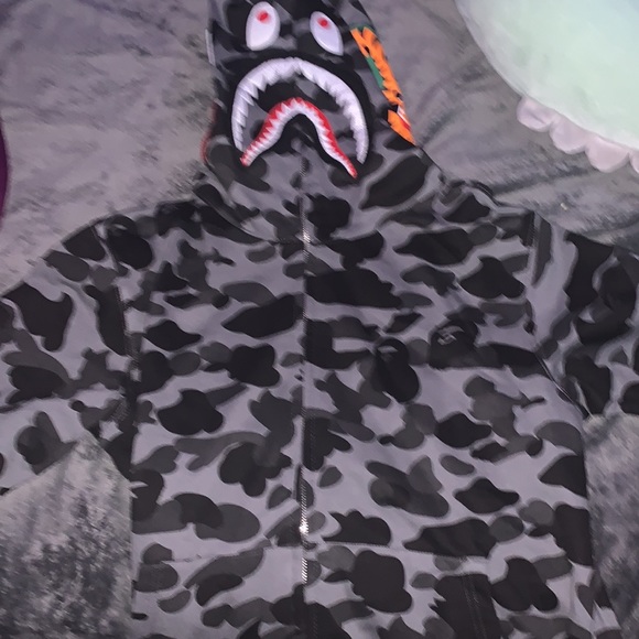 Bape | Jackets & Coats | Shark Bape Zip Up | Poshmark